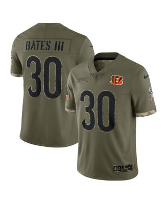 Men's Nike Jessie Bates III Olive Cincinnati Bengals 2022 Salute To ...