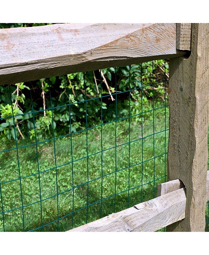 Origin Point Garden Zone Green Vinyl Coated Garden Fence, 36in x 50 ...