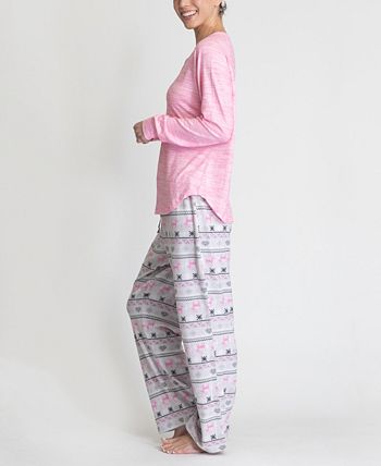 MUK LUKS Plus Size Cozy Sleep and Lounge Set, 2 Piece - Macy's