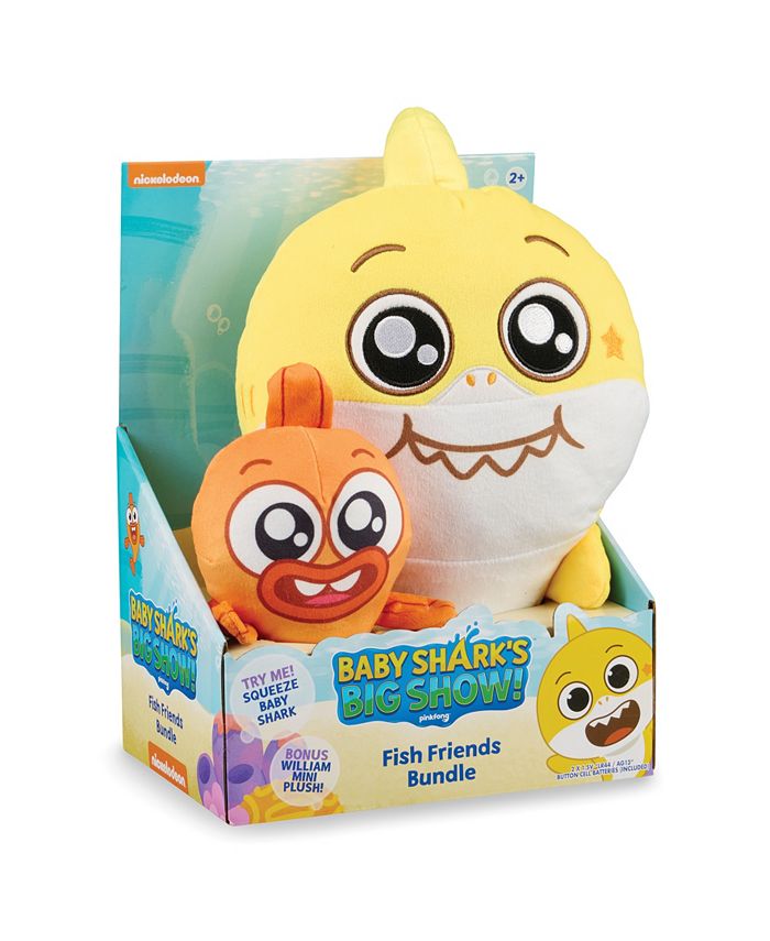Baby Shark Basic Plush 12" with Sound and William 7" Basic Plush No ...