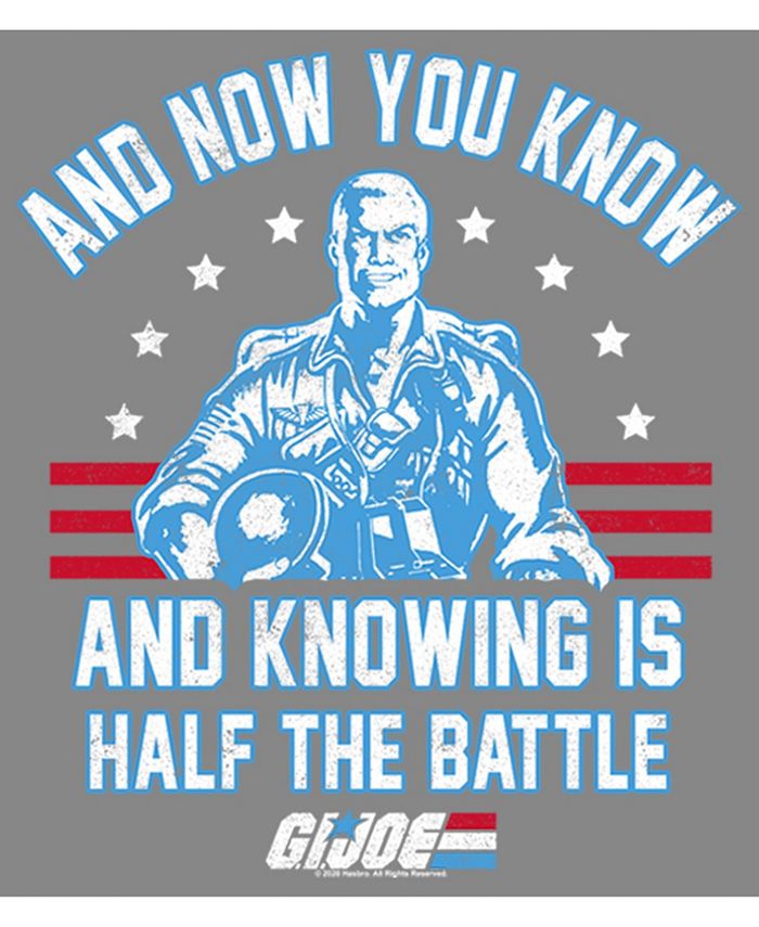 Hasbro Boy's GI Joe 80s Cartoon PSA Phrase Child Performance Tee - Macy's