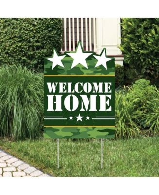 Big Dot of Happiness Welcome Home Hero - Party Decorations Military ...