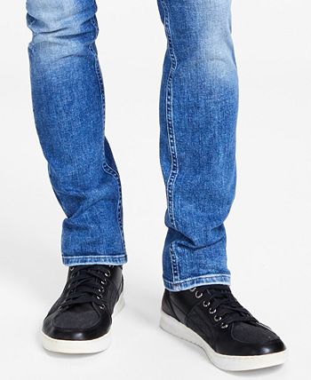 GUESS Men's Skinny-Fit Destroyed Jeans - Macy's