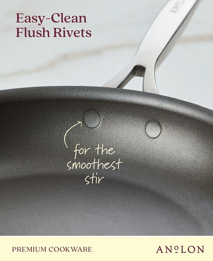 Anolon Ascend Hard Anodized Aluminum Non-Stick 12" Frying Pan - Macy's