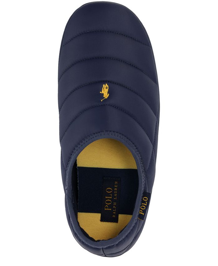Polo Ralph Lauren Men's Maxon Quilted Upper Slip On Clog Slipper - Macy's