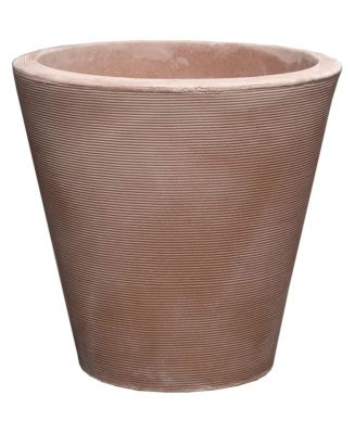 Crescent Garden Madison Planter DoubleWalled 26" Weathered Terrcotta ...