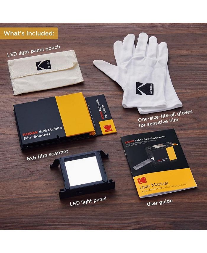 Kodak 6x6 Mobile Film Photo Scanner, Portable Scanner and Converter ...
