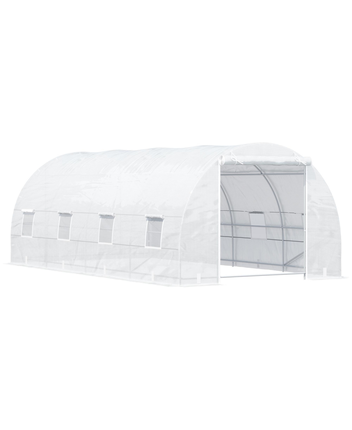 Click here for Outsunny 20x10x7ft Heavy Duty Walk-in house Outdoo... prices