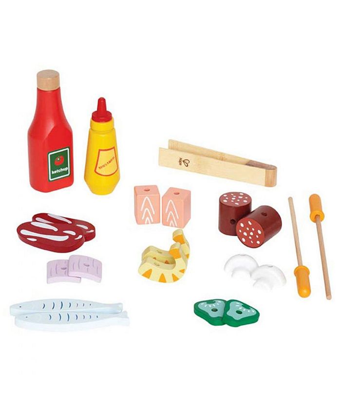 Hape Wooden Gourmet Grill and Shish Kabob Play Kitchen - Macy's