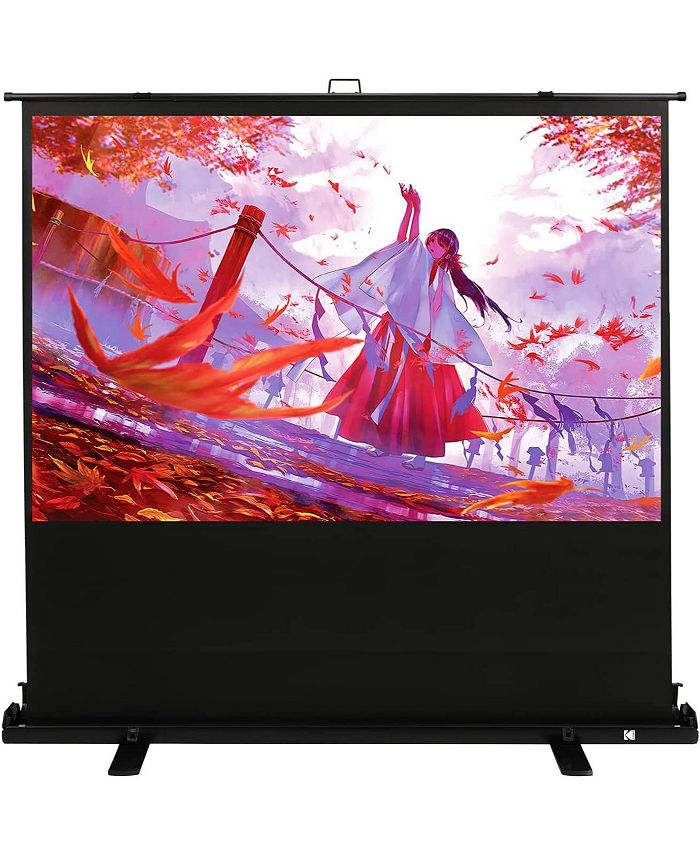 Kodak 100" Portable Projector Screen with Stand and Carry Case - Macy's