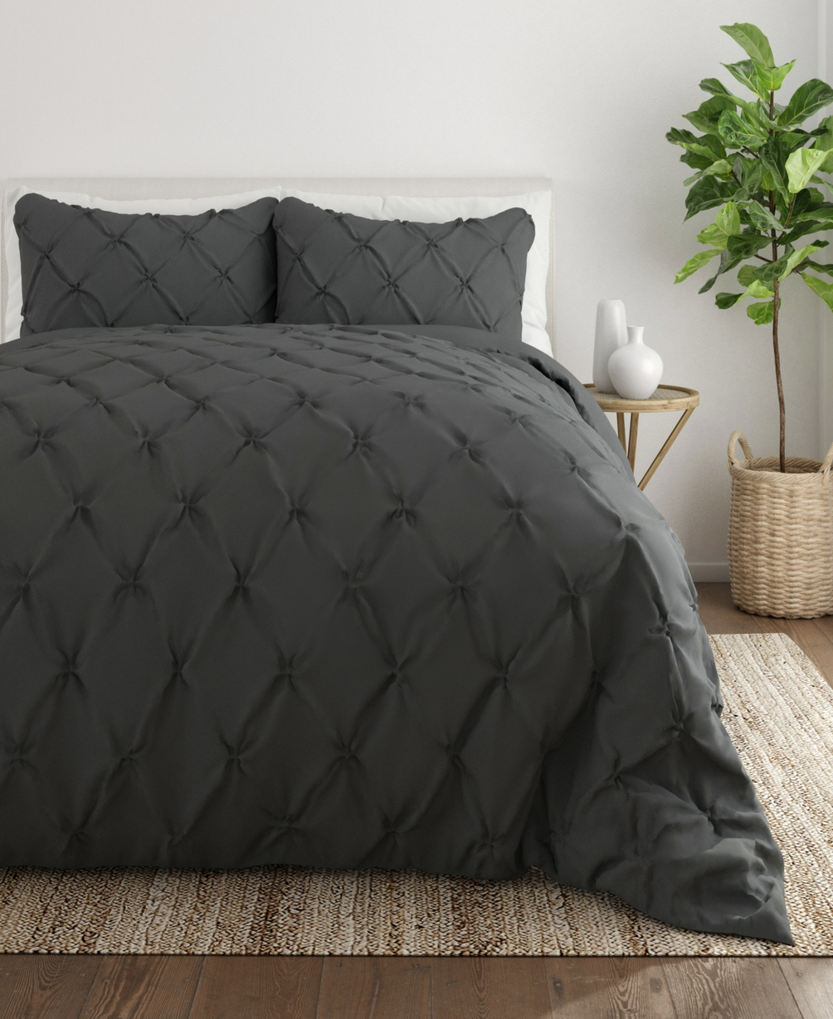Click here for ienjoy Home Ultra Soft 2-Pc. Pinch Pleat Duvet Cov... prices