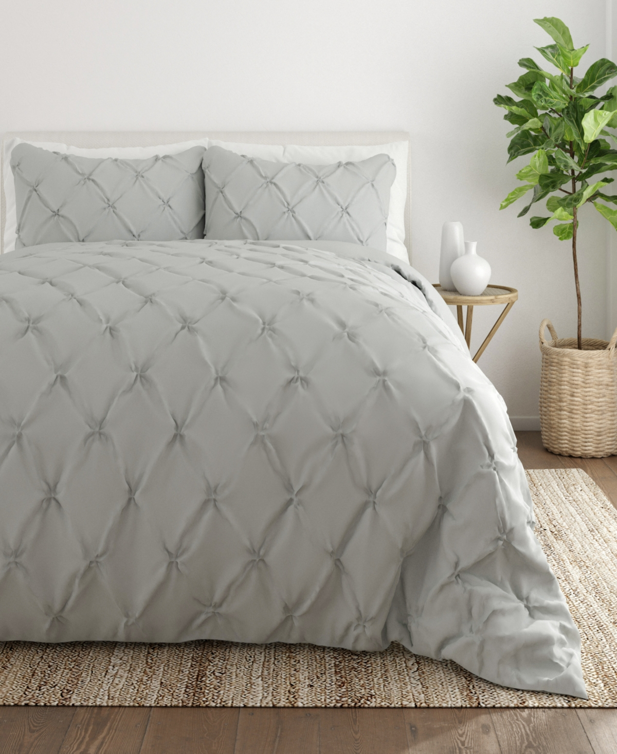 Click here for ienjoy Home Ultra Soft 2-Pc. Pinch Pleat Duvet Cov... prices