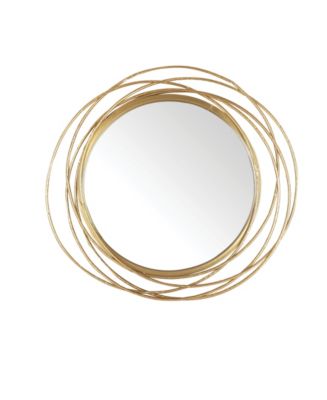 Decorative Round Rings Mirror, 20" D - Macy's