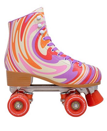 Cosmic Skates Women's Swirl Print Roller Skates - Macy's