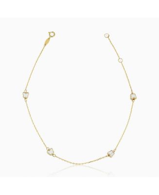 Flutter By Anklet In 14K Yellow Gold - Macy's