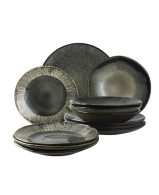 Dutch Rose Amsterdam 12 Pc. Dinnerware Set, Service for 4 - Macy's