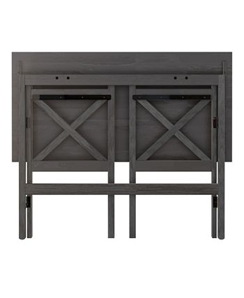 Winsome Xander 30" Wood Foldable Desk - Macy's