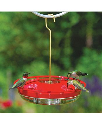 Aspects HummZinger HighView Hanging Hummingbird Feeder, 12 oz - Red ...