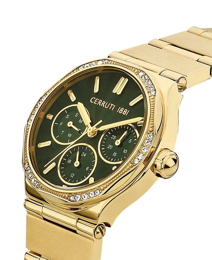 Cerruti 1881 Women's Jesinta Collection Gold-Tone Stainless Steel ...
