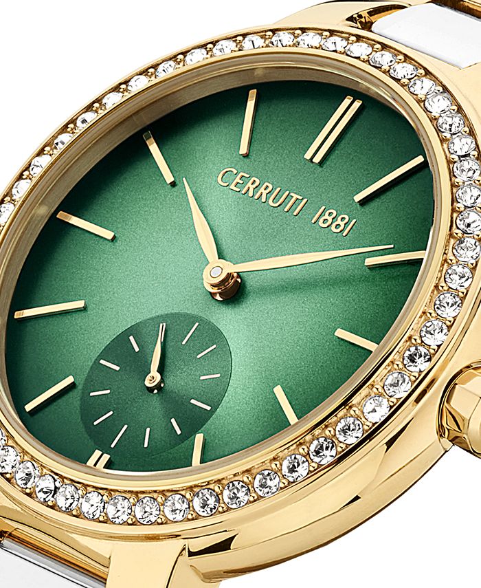 Cerruti 1881 Women's Bretagna Collection Two-Tone Stainless Steel ...