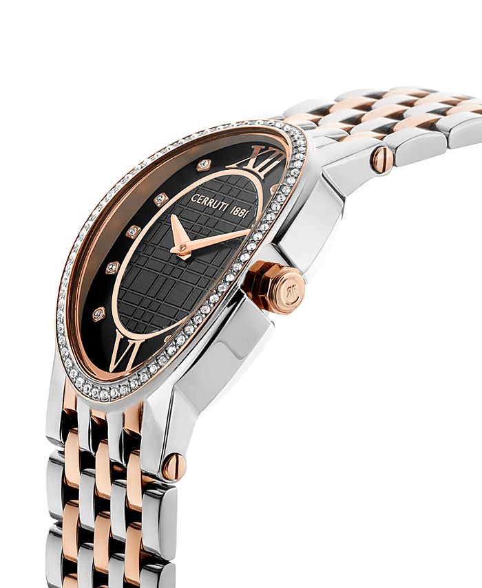 Cerruti 1881 Women's Jesinta Collection Two-Tone Stainless Steel ...