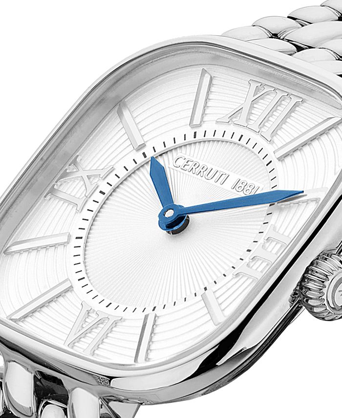 Cerruti 1881 Women's Casena Collection Silver-Tone Stainless Steel ...