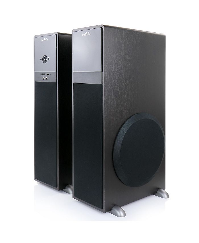 beFree Sound BFS-750 2.1 Channel 80 Watt Bluetooth Tower Speakers with ...
