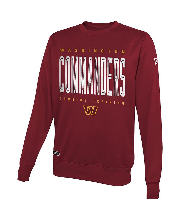 New Era Men's Burgundy Washington Commanders Combine Authentic Top Pick ...