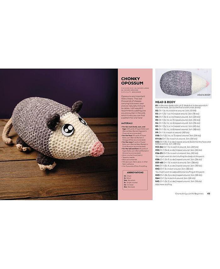 Barnes & Noble Chonky Amigurumi- How to Crochet Amazing Critters ...