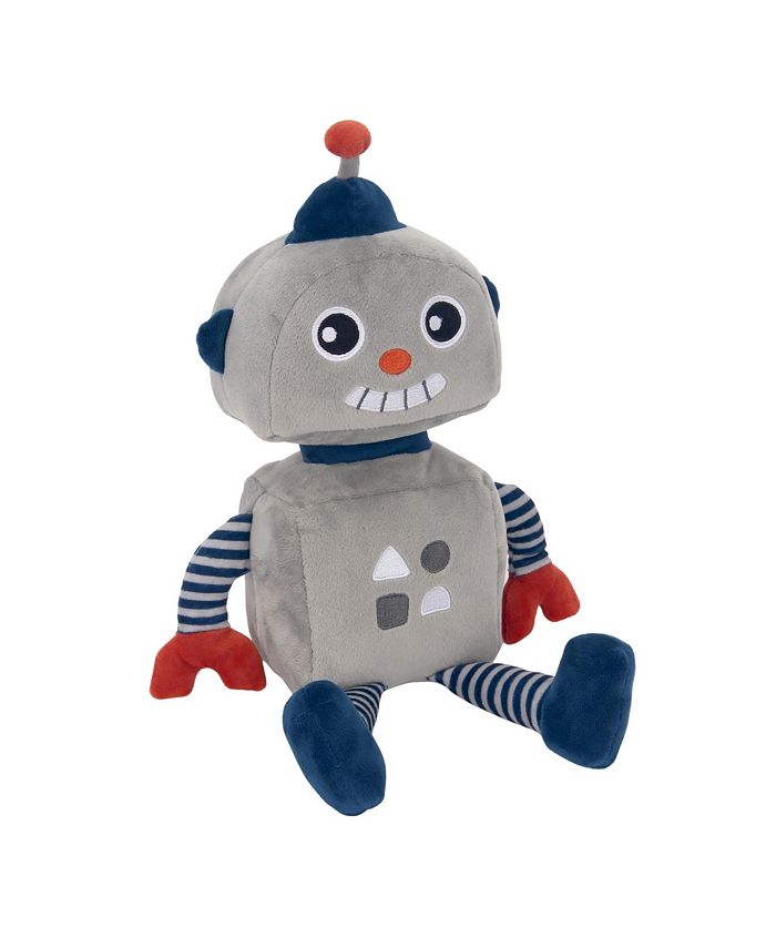 Bedtime Originals Robbie Robot Gray/Blue Plush Stuffed Animal Toy - Macy's