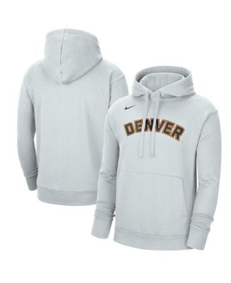 Men's Nike Gray Denver Nuggets 2022/23 City Edition Essential Pullover ...