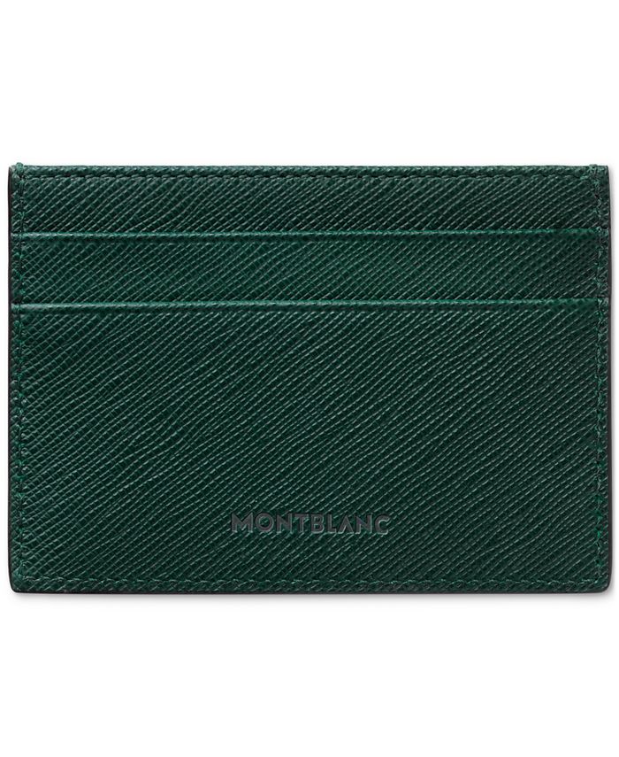 Montblanc Sartorial Leather Card Holder - Macy's