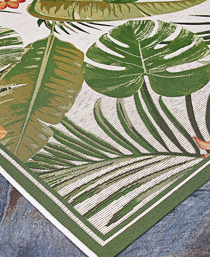 Couristan Dolce Flowering Fern 4' x 5'10" Area Rug - Macy's