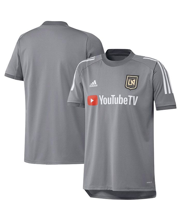 adidas Men's Gray Lafc 2020 On-Field Training Jersey - Macy's