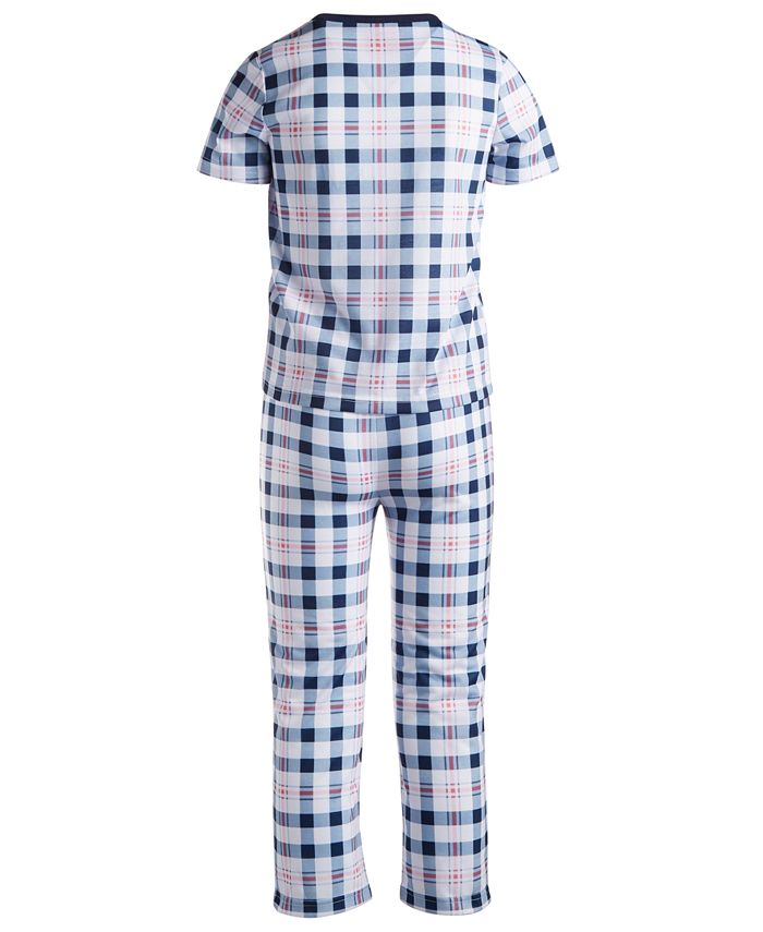 Family Pajamas Kids Mini Mix It Plaid Pajama Set, Created for Macy's ...