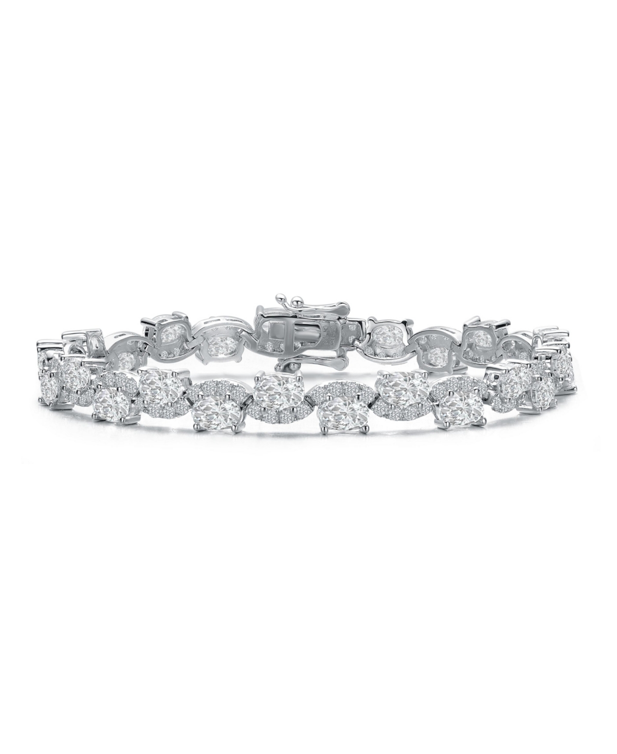 Click here for Sterling Silver Rhodium Plated Clear Cubic Zirconi... prices