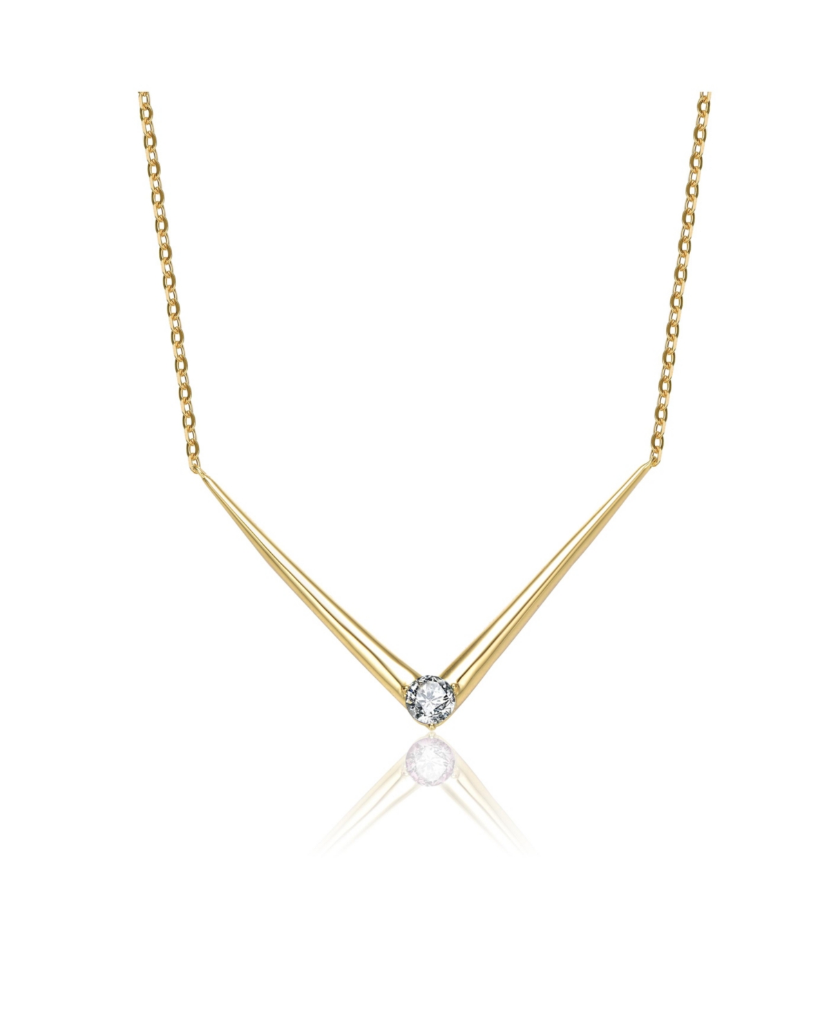 Click here for 14k Yellow Gold Plated with Green Cubic Zirconia S... prices
