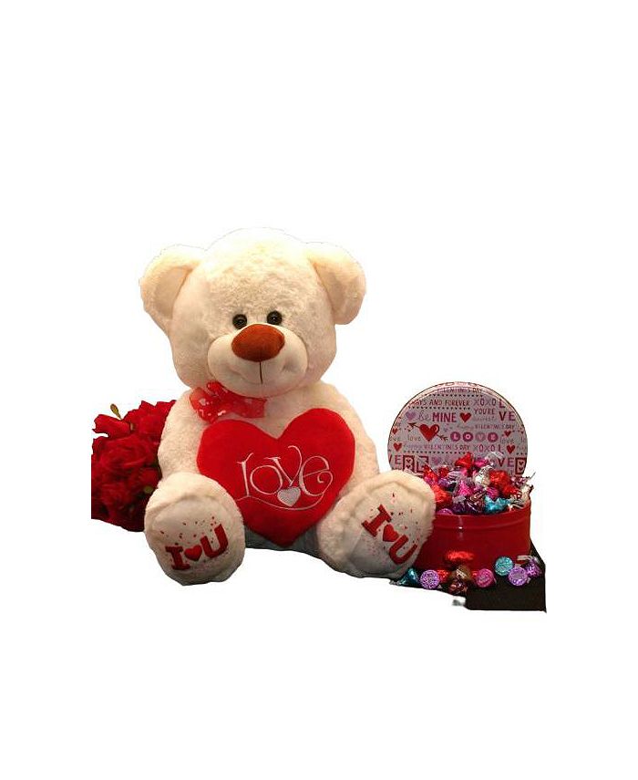 GBDS Love & Kisses Valentine Teddy Bear Gift Set - valentines day candy ...