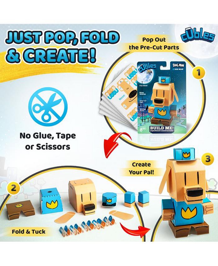 Cubles Dog Man Series 6-Pack Birthday and Education Activities Mixed ...