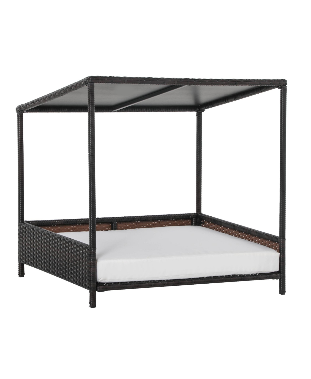 Click here for PawHut Rattan Pet Bed with Cushion for Small & Med... prices