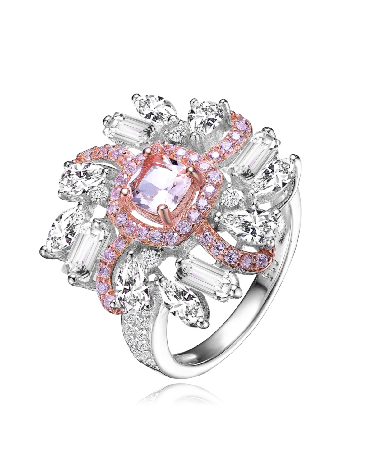 Click here for Sterling Silver White Gold and Rose Gold Plated wi... prices