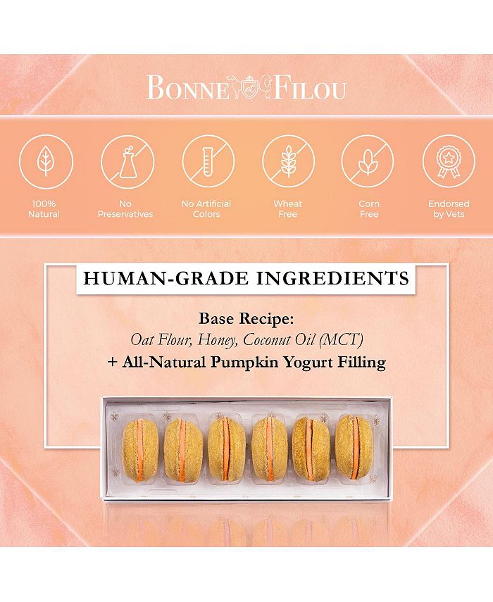 Bonne Et Filou Dog Macarons - Count 6 - Macy's