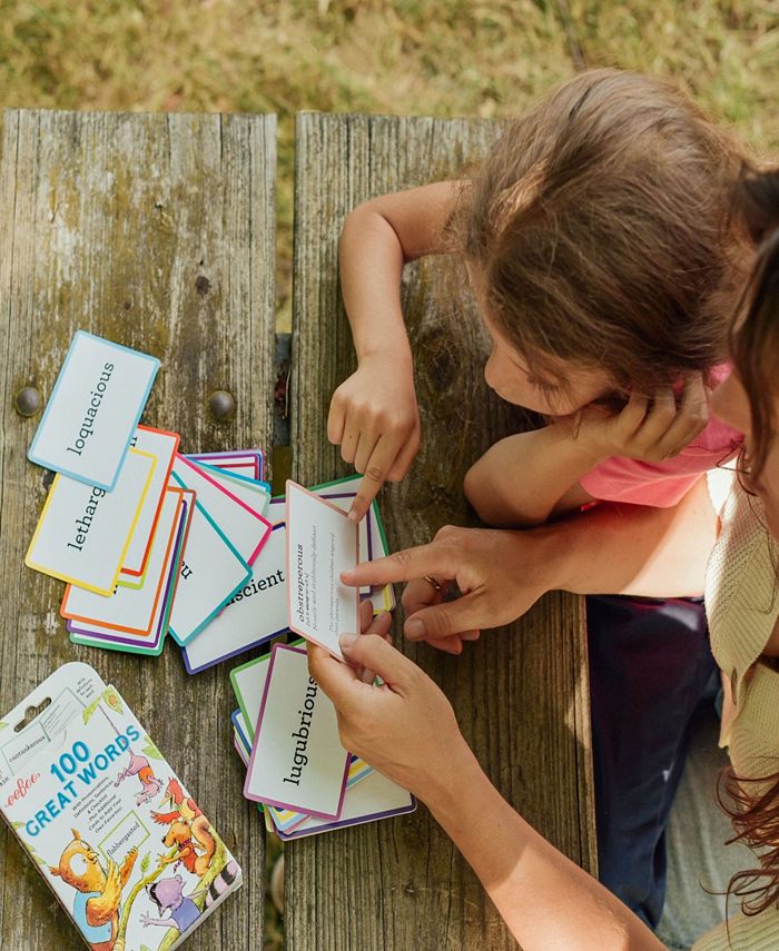 Eeboo 100 Great Words Vocabulary Educational Flash Cards - Macy's