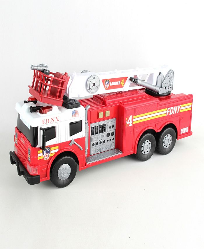 FDNY Ladder Fire Truck Lights Sound Daron Worldwide, 24" - Macy's