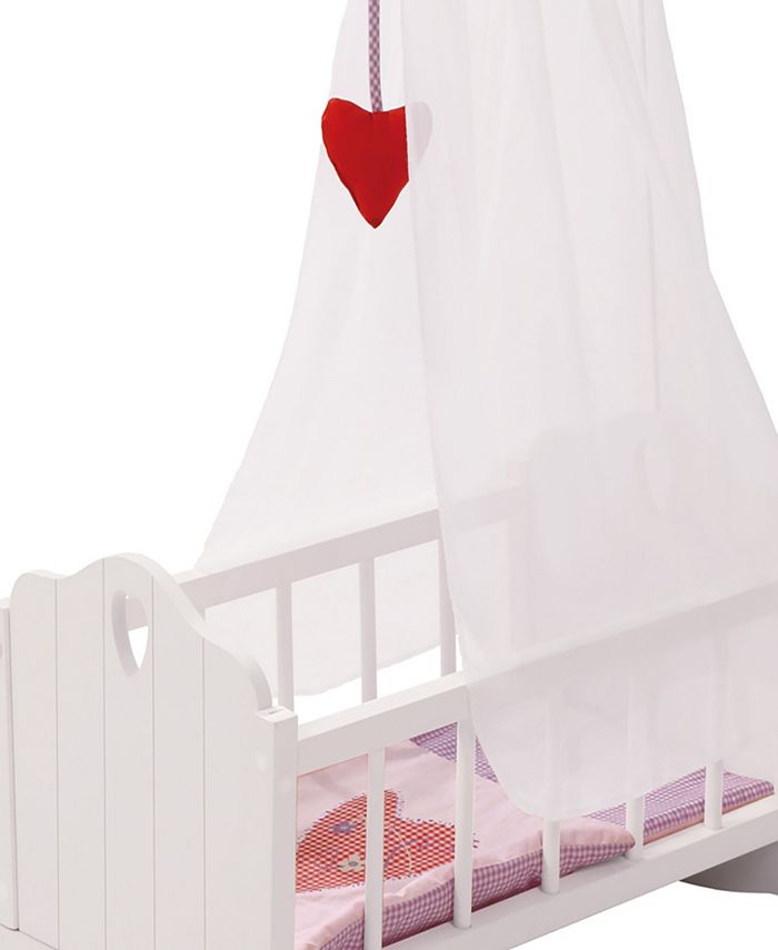 Roba-Kids Cradle Fienchen Heart Children's Pretend Play 3 Piece Set ...