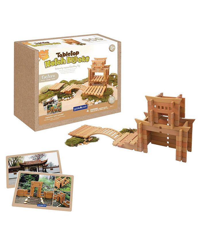 Guidecraft Notch Blocks - Eastern 87 Piece Set - Macy's