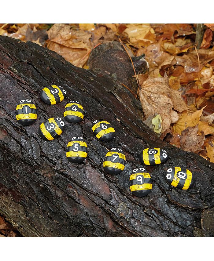 Yellow Door Honey Bee Number Stones, Set of 20 - Macy's