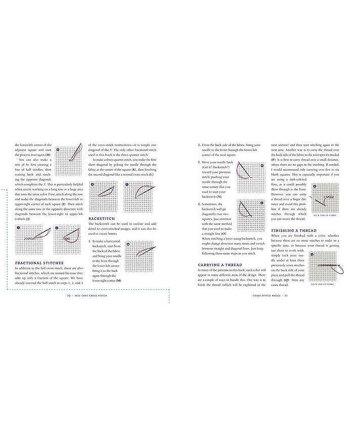 Barnes & Noble Self-Care Cross-Stitch: 40 Uplifting & Irreverent ...