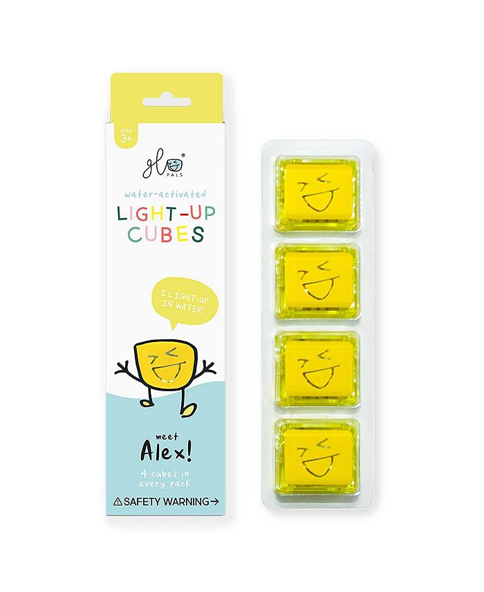 Glo Pals Character Alex & 6 Yellow Light Up Water Cubes - Macy's
