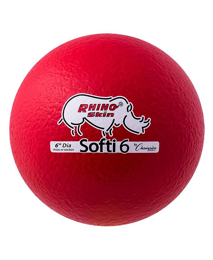 Champion Sports RHINO Skin Coated Softi Balls - Set of 6 - Macy's